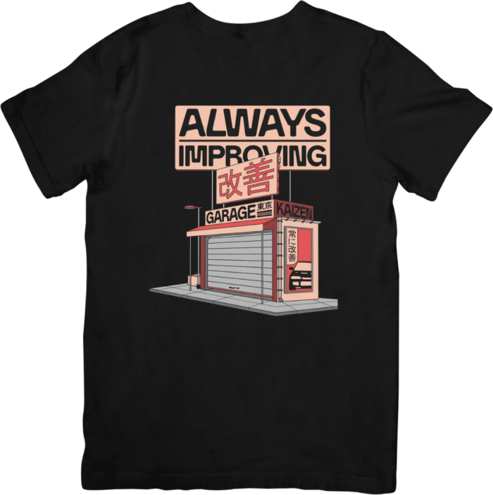Always improving Garage – Team Kaizen | T-shirt Store